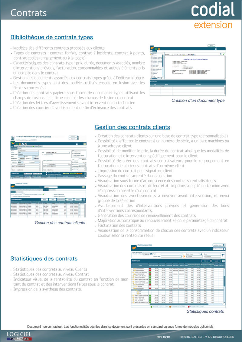 Téléchargements Codial - Boresa